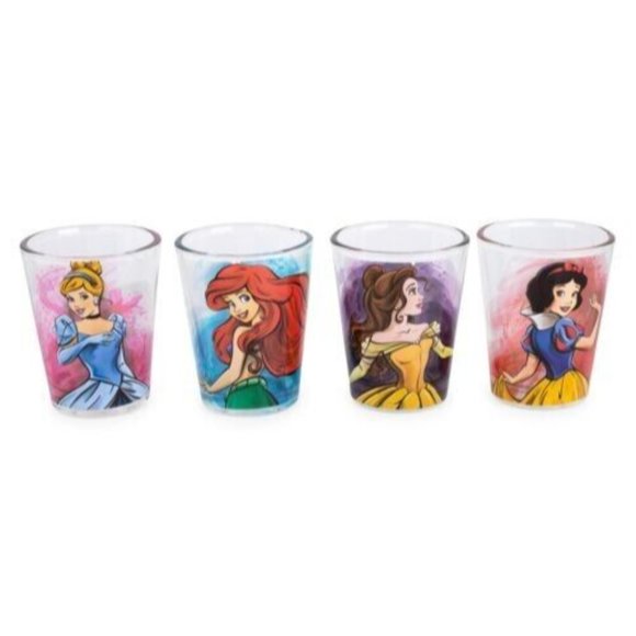 Disney | Dining | New Disney Princess Portraits 5 Ounce Mini Shot ...